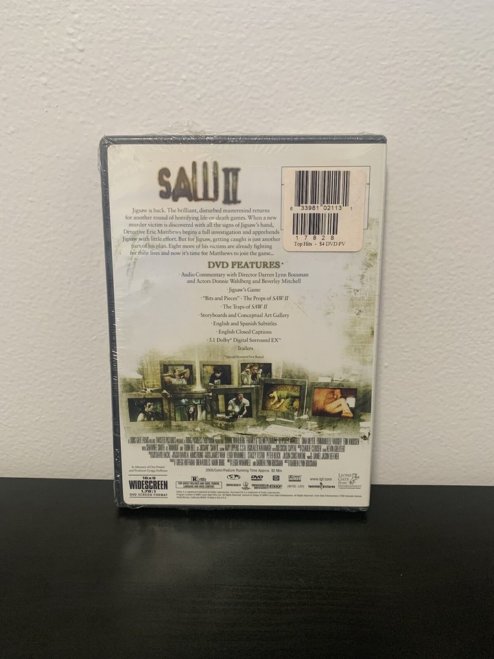 Saw 2 - DVD - Like New - Horror - Gore - II - 2005 31398188599 | eBay
