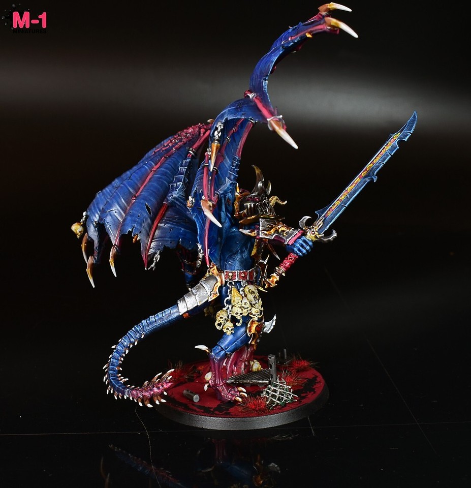 Warhammer 40k Thousand Sons Daemon Prince M1 painted | eBay