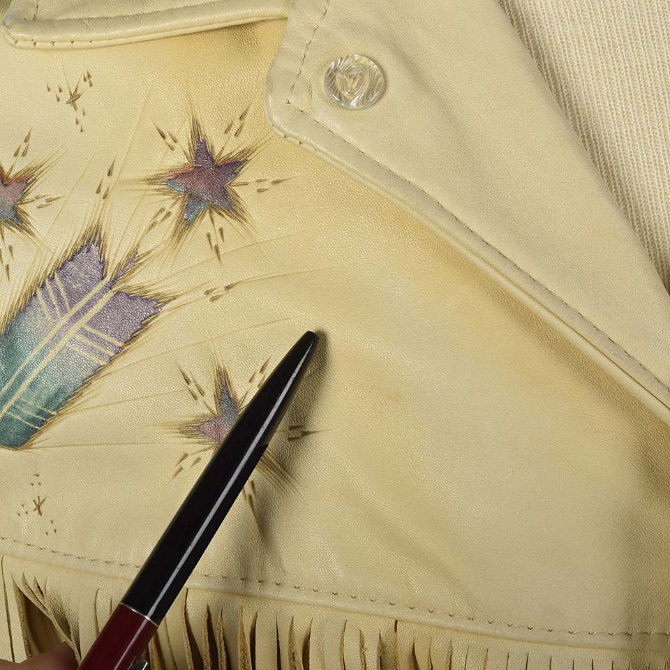 Small One of a Kind Mens Deerskin Leather Jacket Native American Hand ...