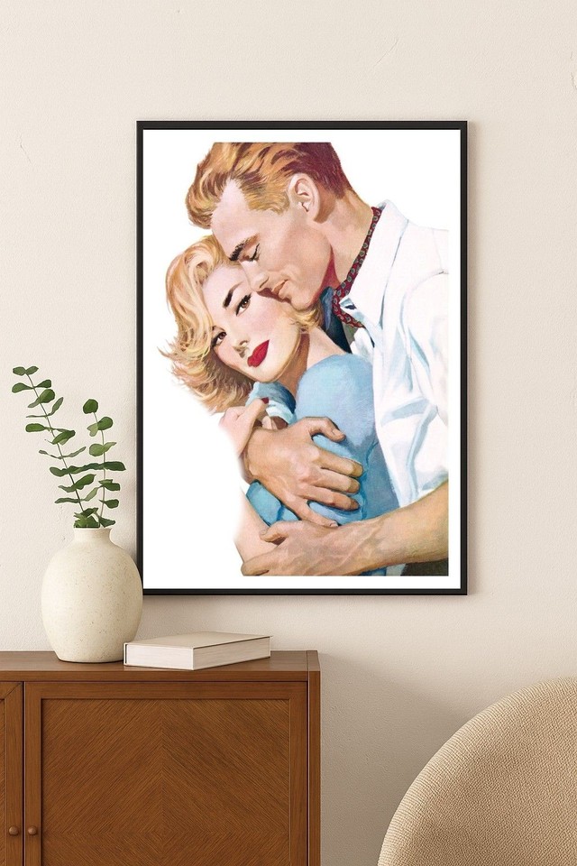 Vintage Romance 💏 Art Poster - 24x36” - Premium Matte Paper 200gsm | eBay