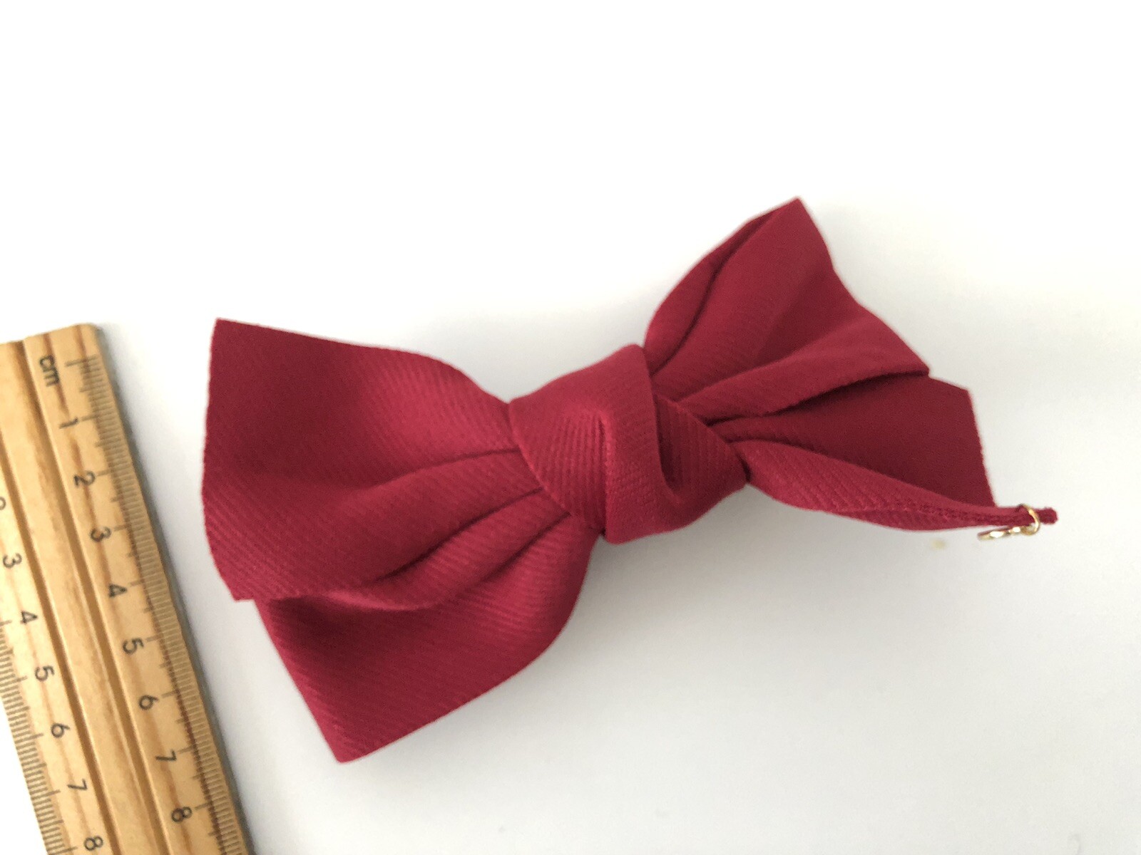 Girl Lady Women School Color Maroon Dark Red bow Hair head Ribbon ...