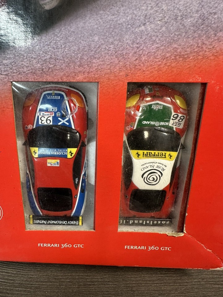 2009 SCX Compact GT Racing Ferrari Car Slot Track Box Set 1:43 Target ...