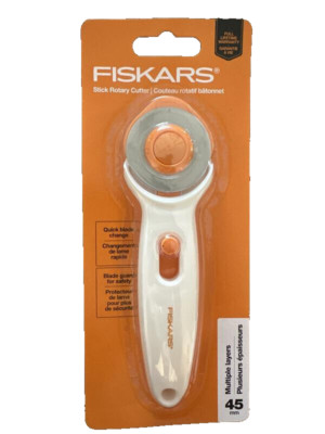 Fiskars STICK ROTARY CUTTER 45MM CUTS MULTIPLE LAYERS | eBay