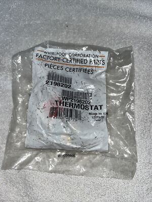 Whirlpool 2198202 Thermostat For Refrigerator - Silver 883049459707| eBay