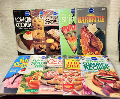 10 Different Early Pillsbury Classic Cookbooks 1980-1990 231054A | eBay