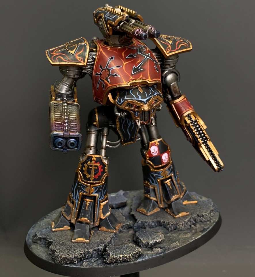 4.7 inches Warhammer 30K Army Reaver Battle Titan With Melta Cannon pro ...