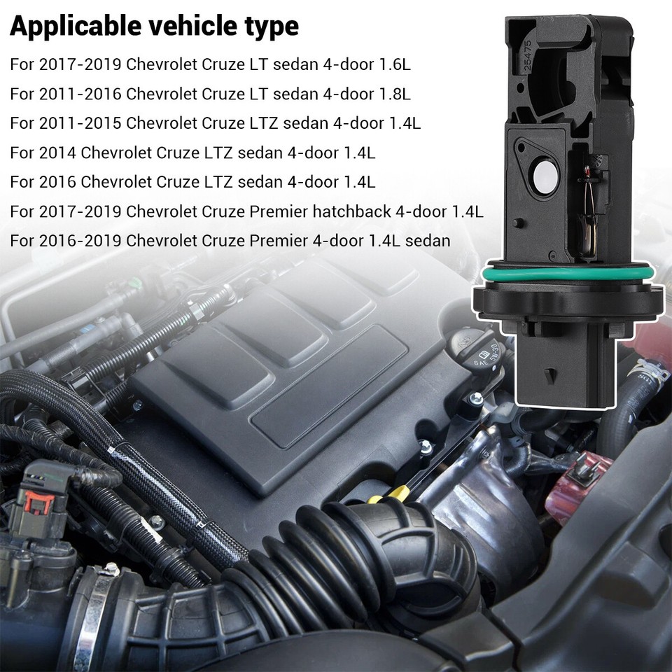 Mass Air Flow Sensor MAF Sensor for Chevrolet Trax Cruze Sonic 1.4L ...