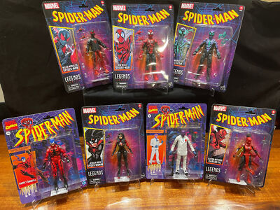 Marvel Legends Retro 2023 SPIDER-MAN WAVE 1 SET of 7 Figures | eBay