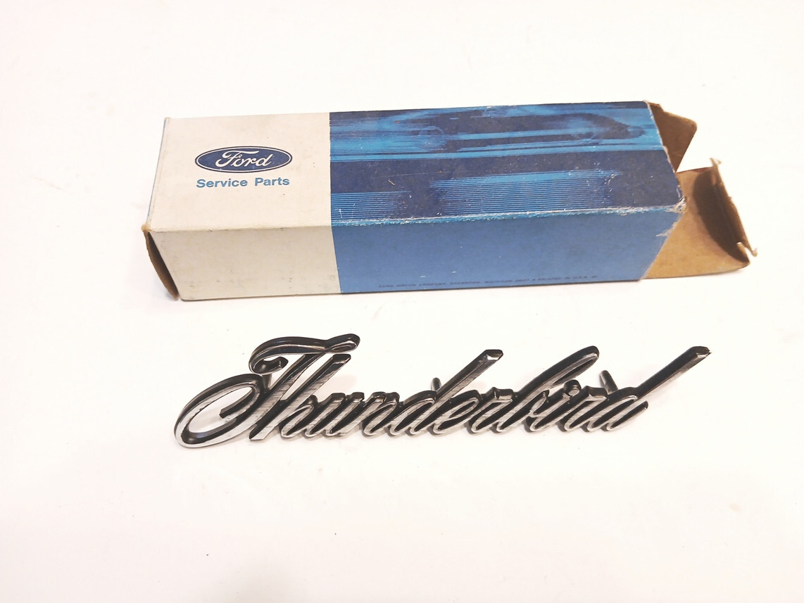 NOS 1972 to 1976 Ford Thunderbird Script Emblem D2SB-16098A | eBay