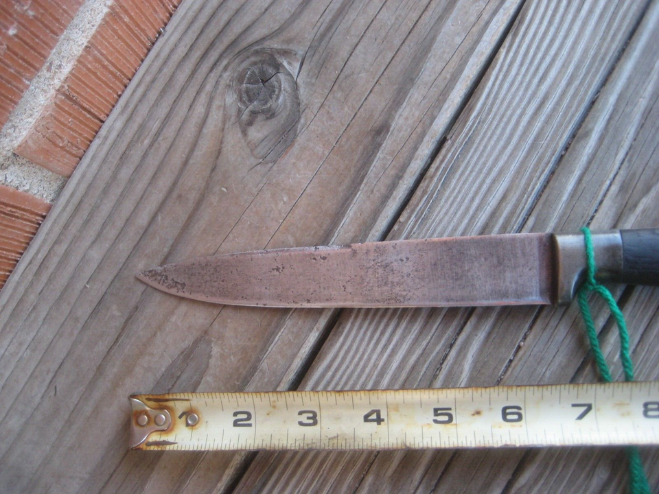 1920s Antique 6 1/2" Blade ** UNMARKED *** Carbon Chef Utility Knife ...
