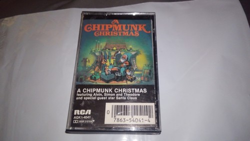1981 A CHIPMUNK CHRISTMAS Alvin Simon Theodore THE CHIPMUNKS Cassette ...