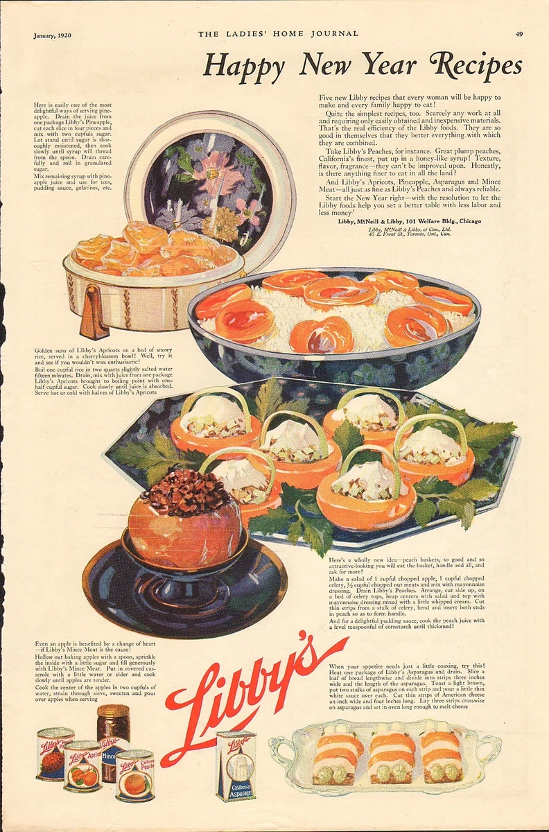 1920s Food Advertisements