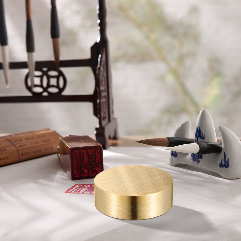 Flat Paper Weights Decorative Heavy Dome Paperweight Work Man | eBay