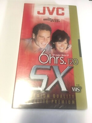 JVC VHS TAPE 6 hrs 120 SX T-120 Sealed | eBay