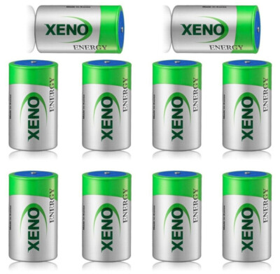 10x XL-205F D 3.6V Li-ion Thionyl Chloride Battery 19000MAH Primary ...