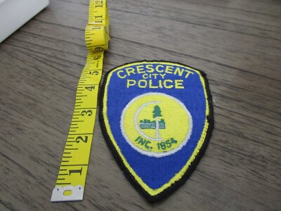 Vintage Crescent City Police CA Patch #20T | eBay