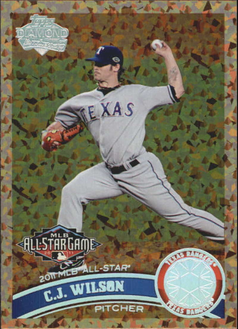 2011 Topps Update Cognac Diamond Anniversary #US147 C.J. Wilson Rangers ...