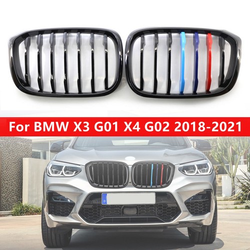 Gloss Black M Colour Front Bumper Grill Grille for BMW X3 G01 X4 G02 ...