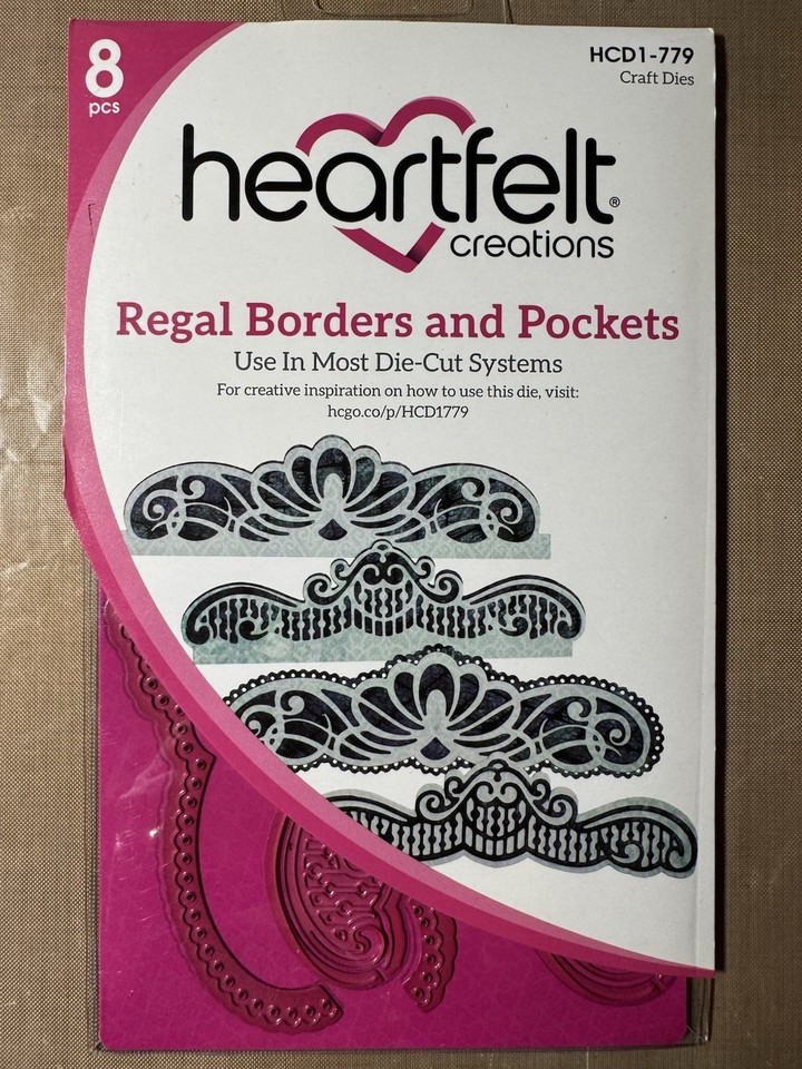 Heartfelt Creation Regal Borders And Pockets HCD1-779 | eBay