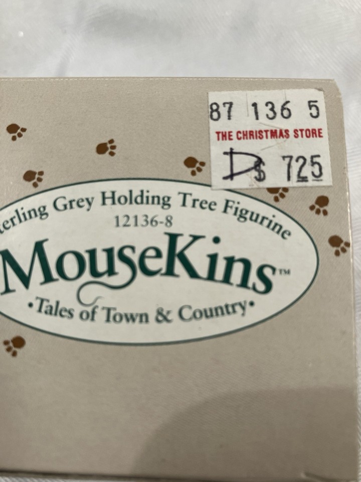 Midwest Mousekins Sterling Grey Christmas Ornament | eBay