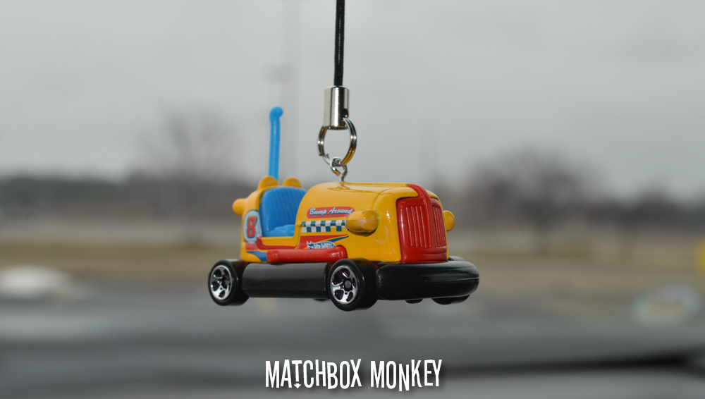 Custom Bumper Car Rear View Mirror Hanger Dangler Ornament Dodge Em Go ...