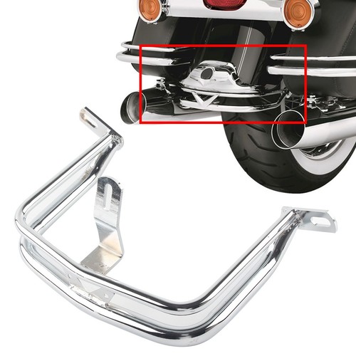 1980-2008 Harley FLT FLHT FLHR FLHRC Chrome Rear Fender Rail Trim ...