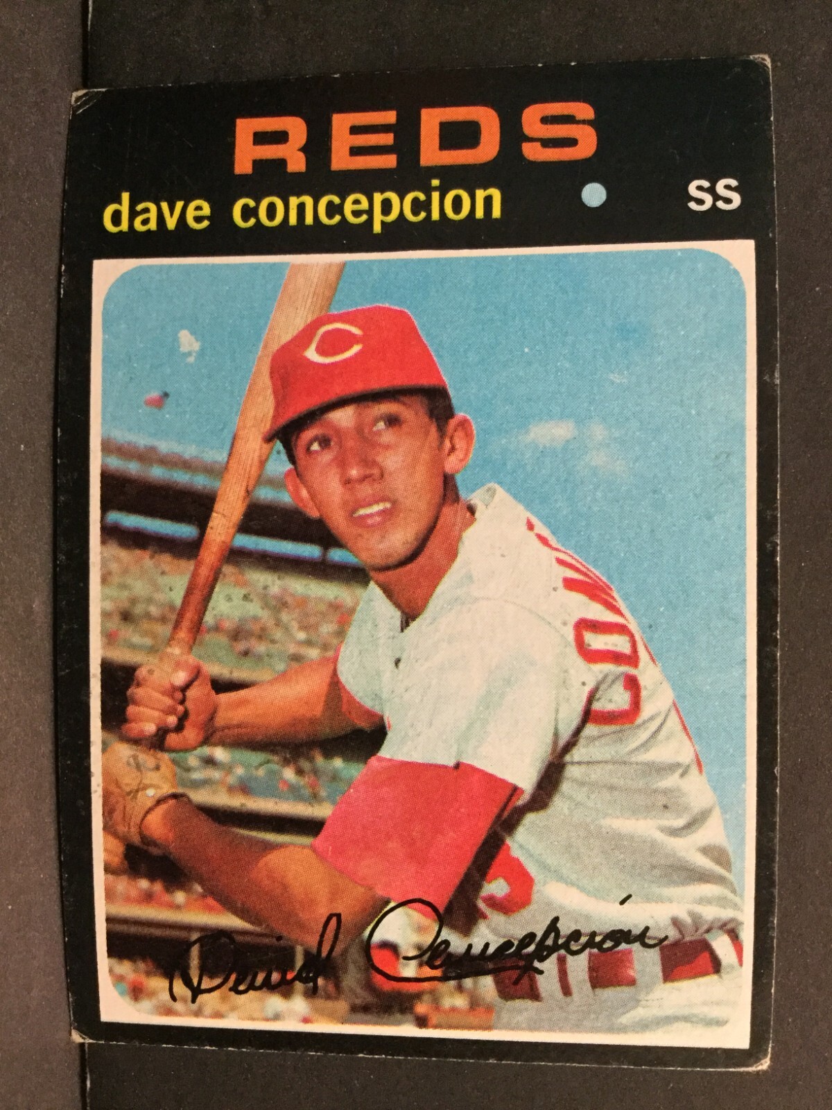 1971 Topps Baseball #14 Dave Concepcion Cincinnati Reds Rookie Card ...