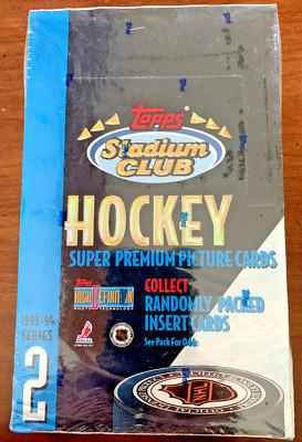 1993-94 TOPPS STADIUM CLUB SERIES 2 HOCKEY SUPREME PREMIUM FACTORY ...