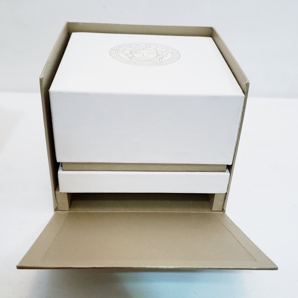 VERSACE Medusa White Empty Watch Bracelet Case Box | eBay