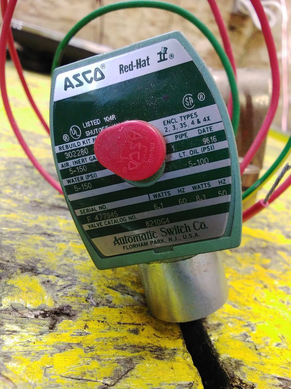 ASCO Solenoid Valve 8210G4 | eBay