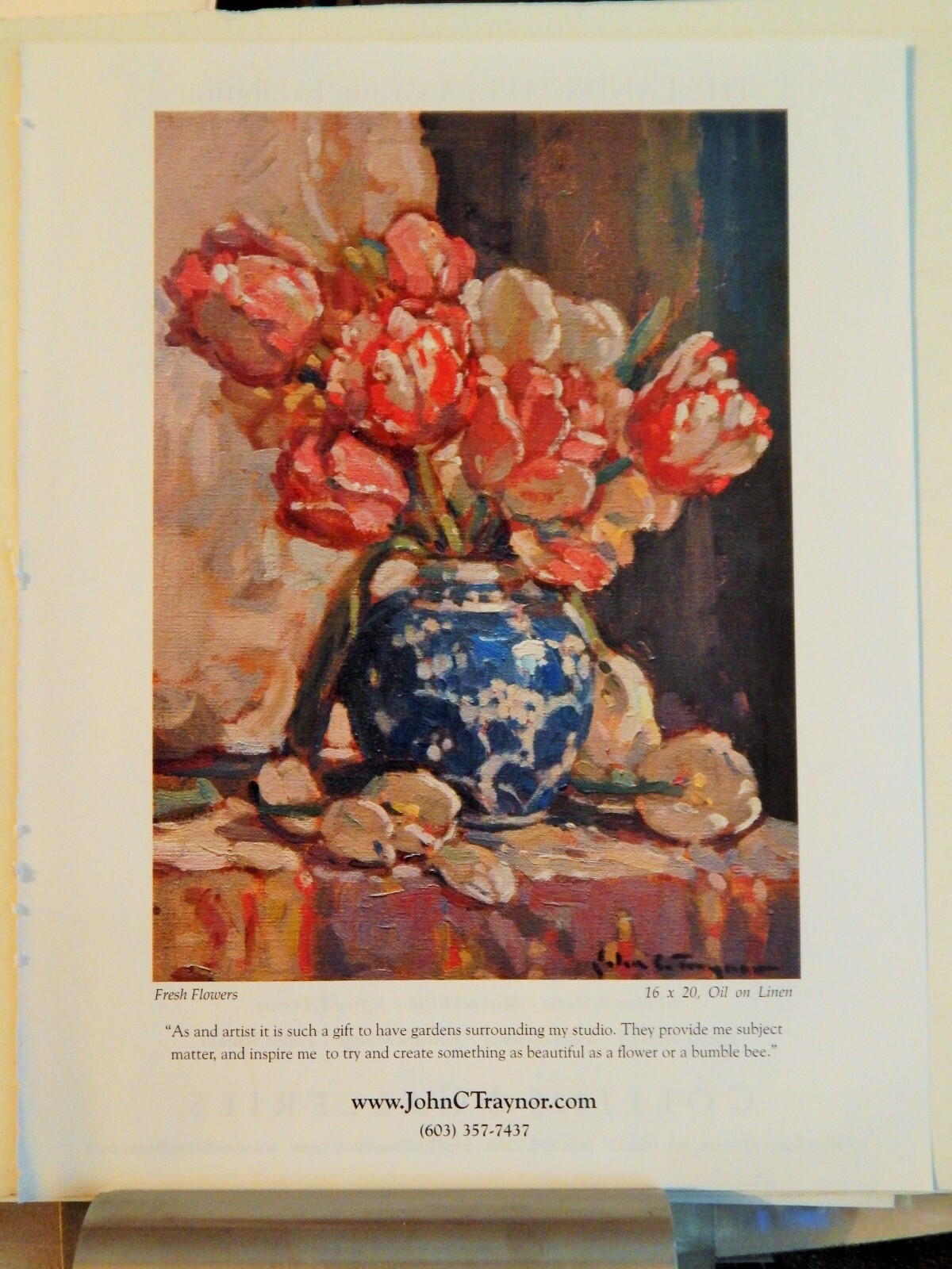 JOHN C TRAYNOR / JOSEPH MCGURL ART PIECES ORIG VTG 2012-2 ADVERTISEMENT ...