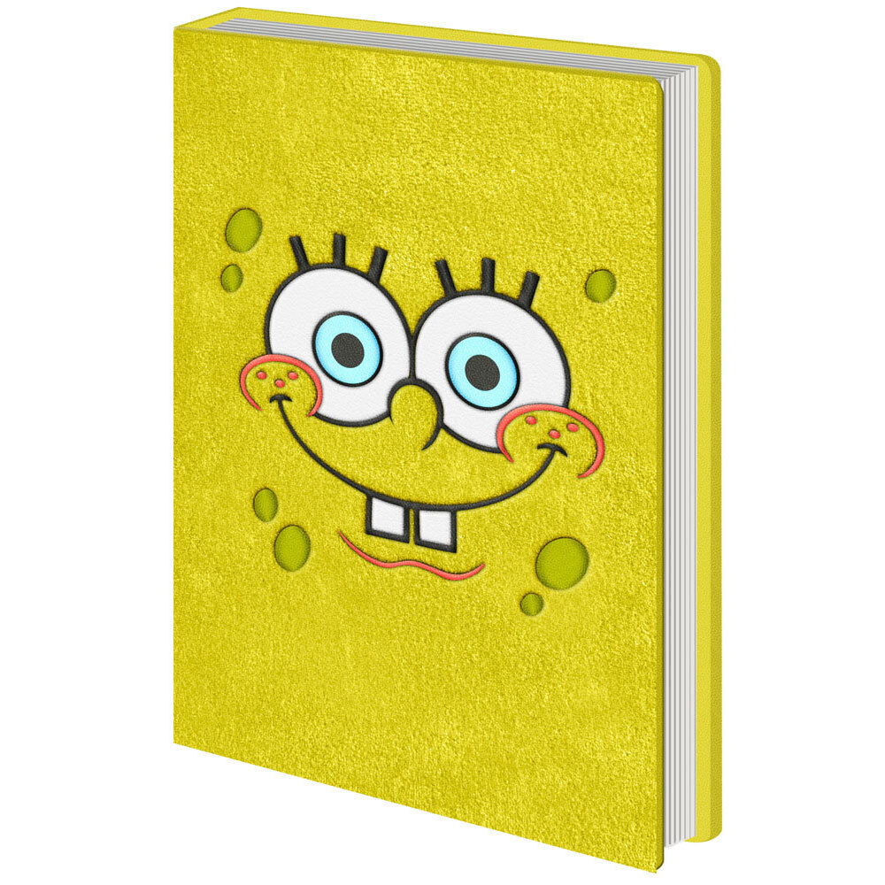 Spongebob Squarepants Plush Yellow A5/160 x 210mm Hardcover Notebook ...