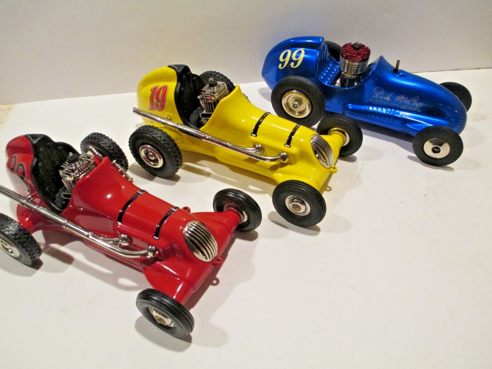 Three vintage Nylint Tether toy midget race car, line control, mint | eBay