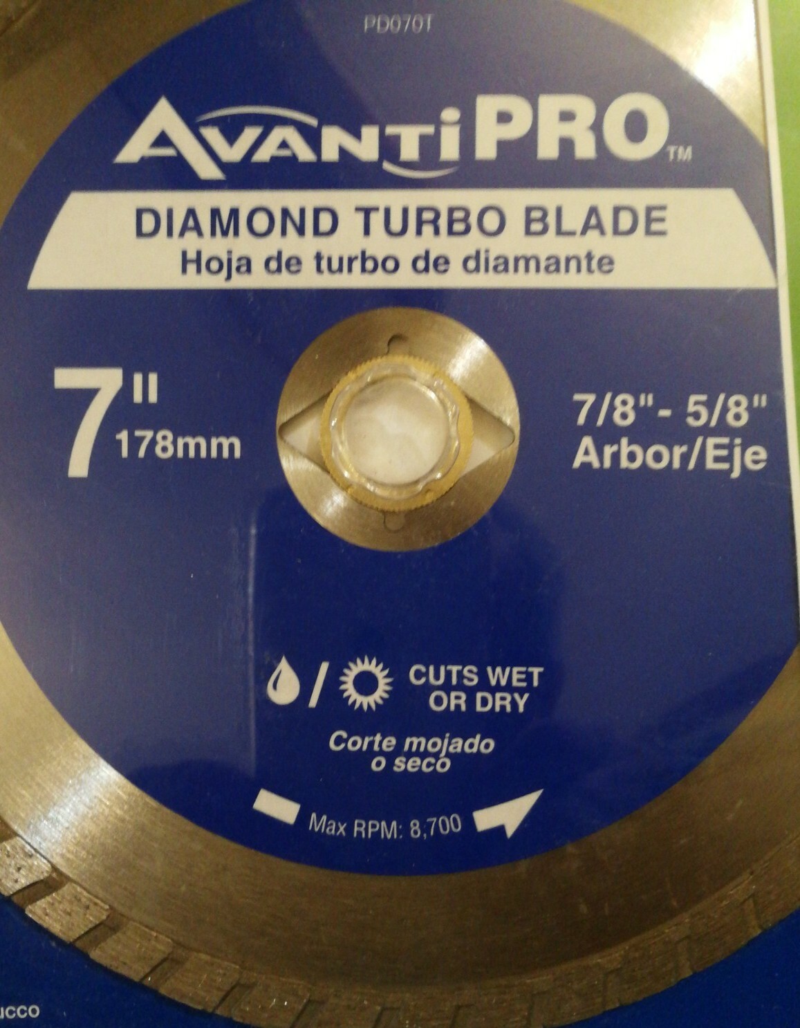 Avanti Pro 7 In. Turbo Diamond Blade Pd070t for sale online | eBay