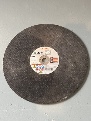 STIHL 0835 010 8001 CUT OFF WHEEL FOR STEEL / METAL 14" FOR TS420 SAW ...