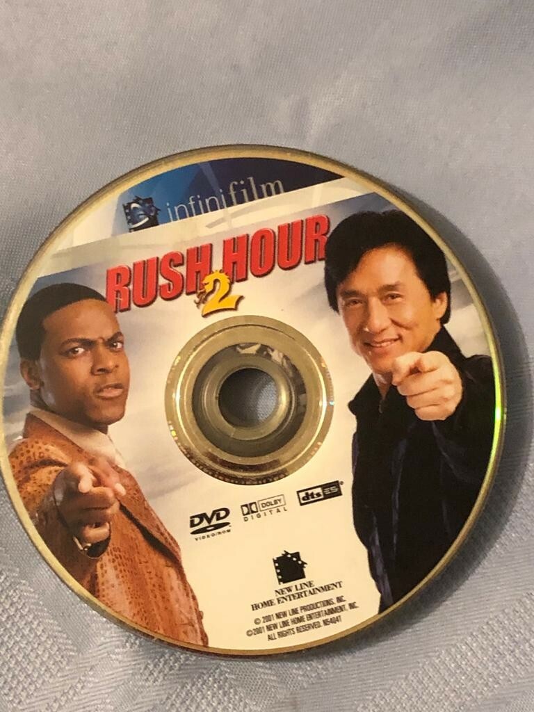 Rush Hour (DVD, 1999, Platinum Series)(disc only ) 794043717284| eBay