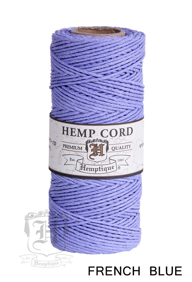 1MM Solid Polished Hemp Twine Hemptique Cord Macrame String 20lbs ...