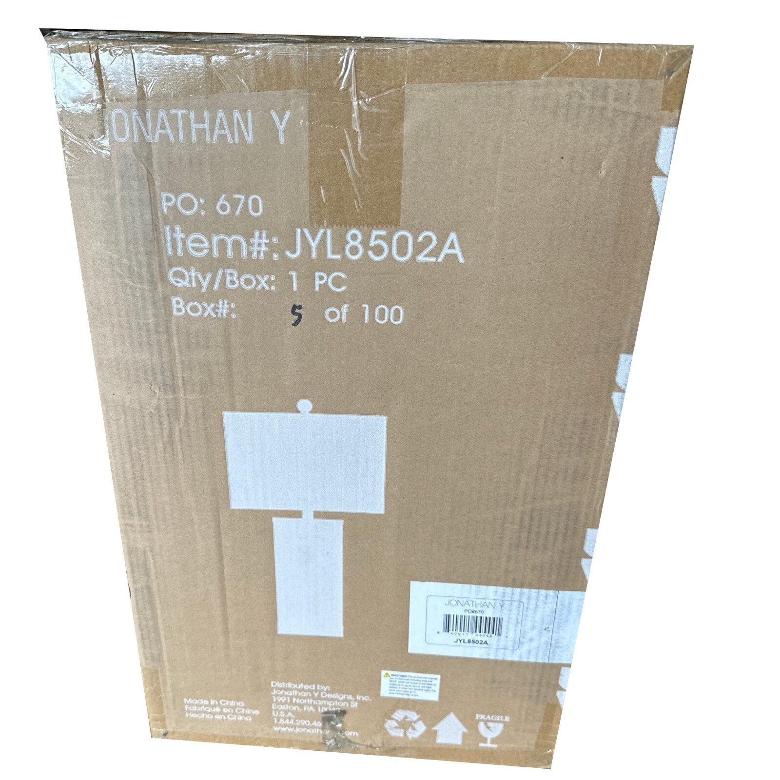 JONATHAN Y Jayce 27 in. Black Modern Industrial Iron Nightlight LED ...