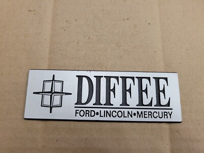 Diffee Ford Mercury El Reno OK Car Dealership Emblem Badge Logo ...