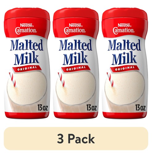 (3 pack) Nestle Carnation Original Malted Milk Powder Mix, 13 oz | eBay