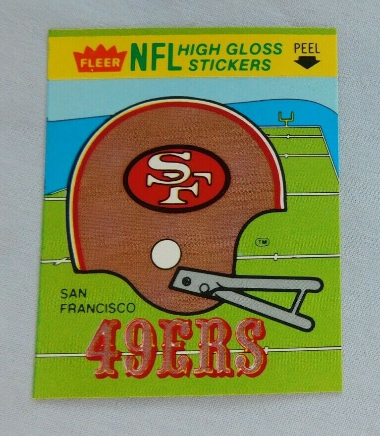 1981 Fleer Football Sticker Helmet & Emblem NFL Sticker Pick one | eBay