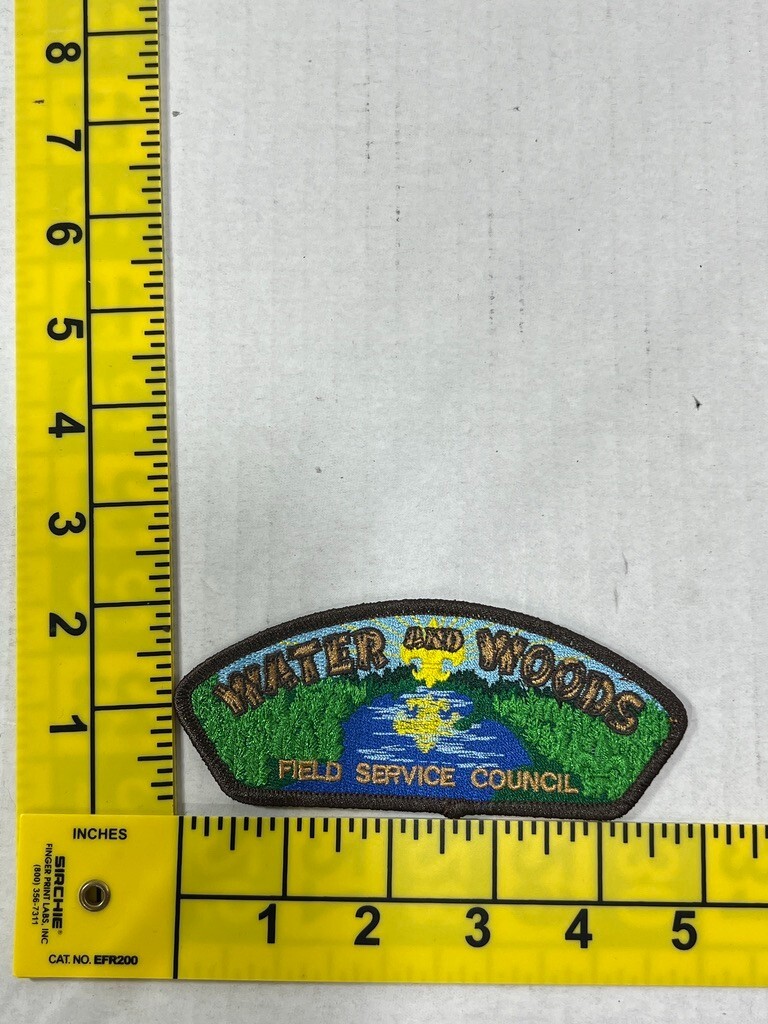 Water and Woods Field Service Council Strip BSA Boy Scout Shoulder ...