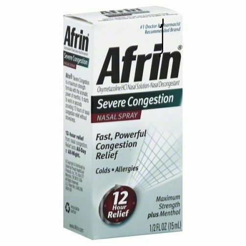 Afrin Nasal Spray Severe Congestion 15 Ml 4 for sale online | eBay