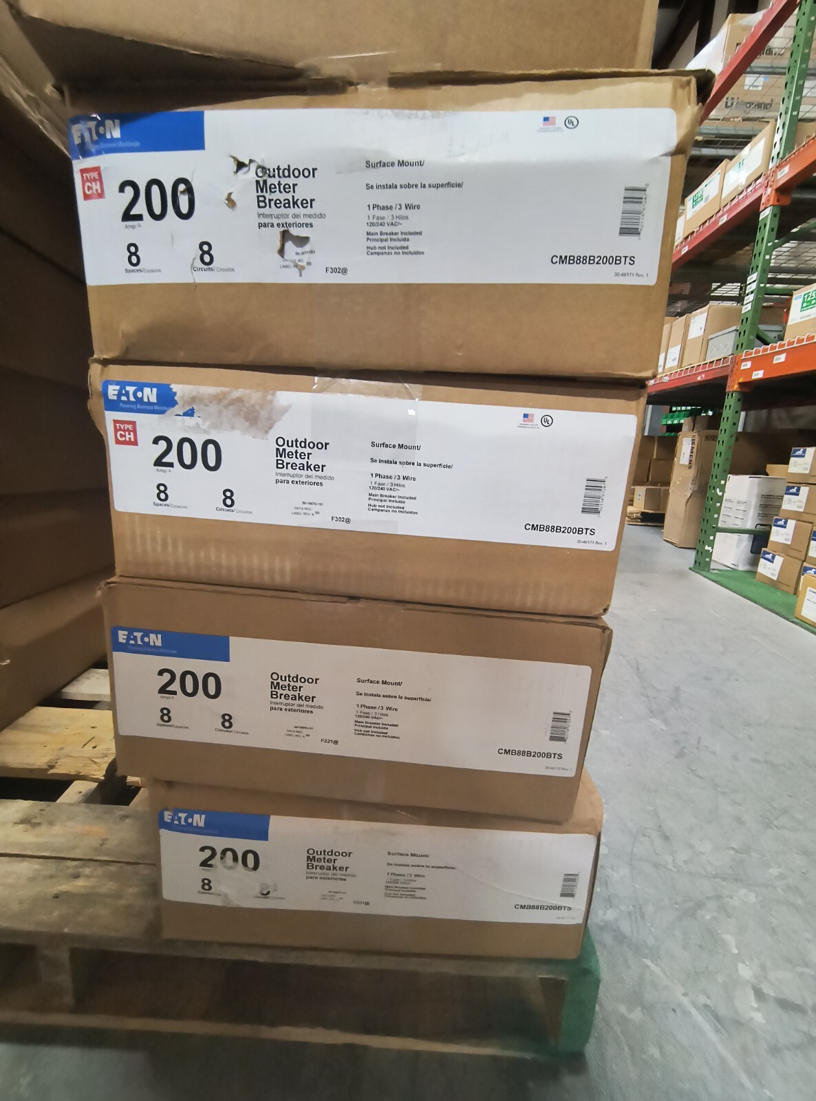 Eaton CMB88B200BTS Type CH Meter Breaker | eBay