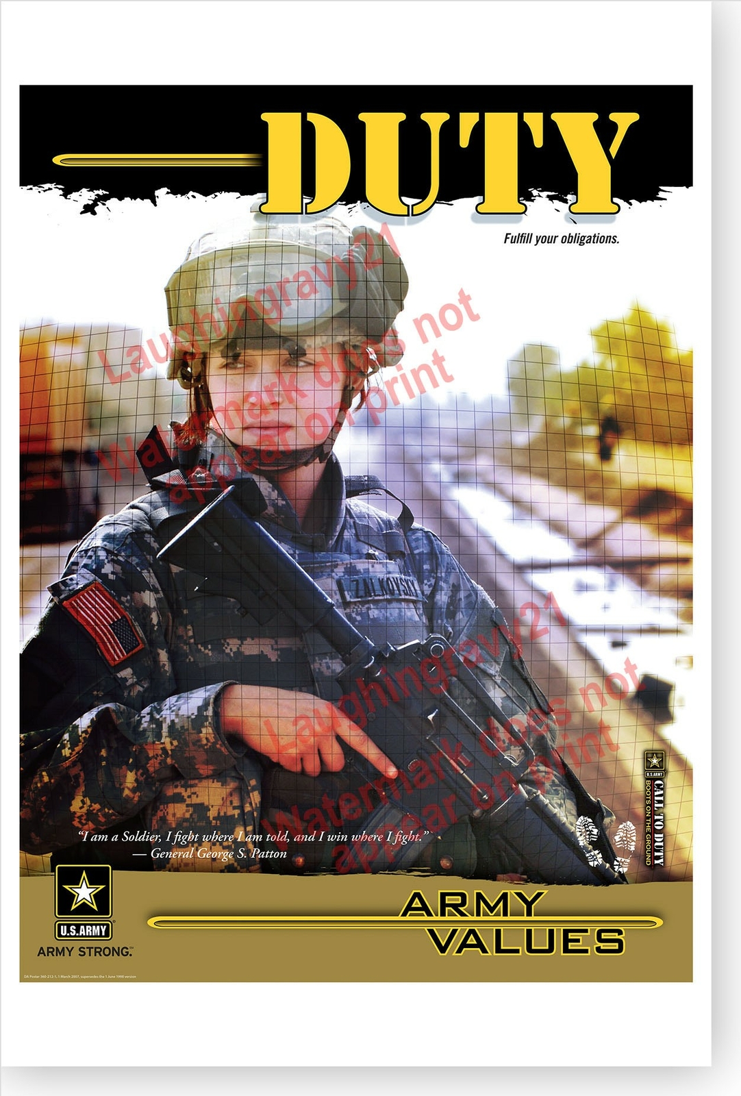 Army Values Posters