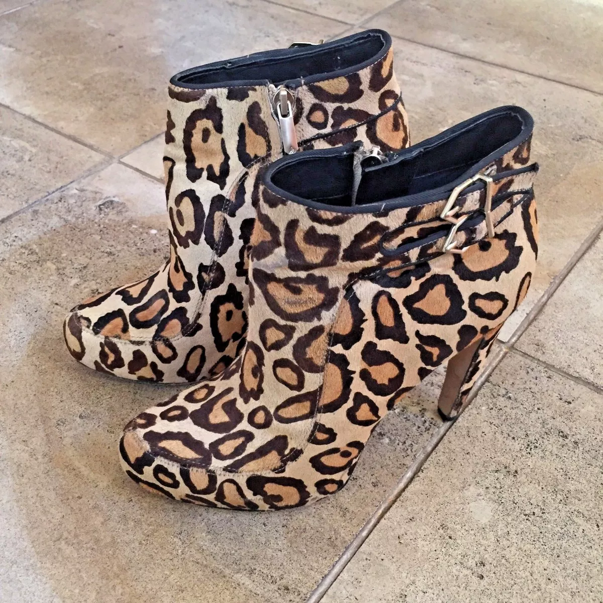 Sam Edelman Leopard Booties Store
