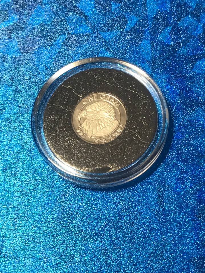 Cohen mint 1 gram, .999, pure Rhodium bullion coin | eBay UK