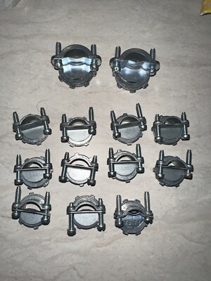 Cable Clamp Connector. 13 Pc. 11 3/8” Knockout, 2-Screw Clamp, And 2 3/ ...