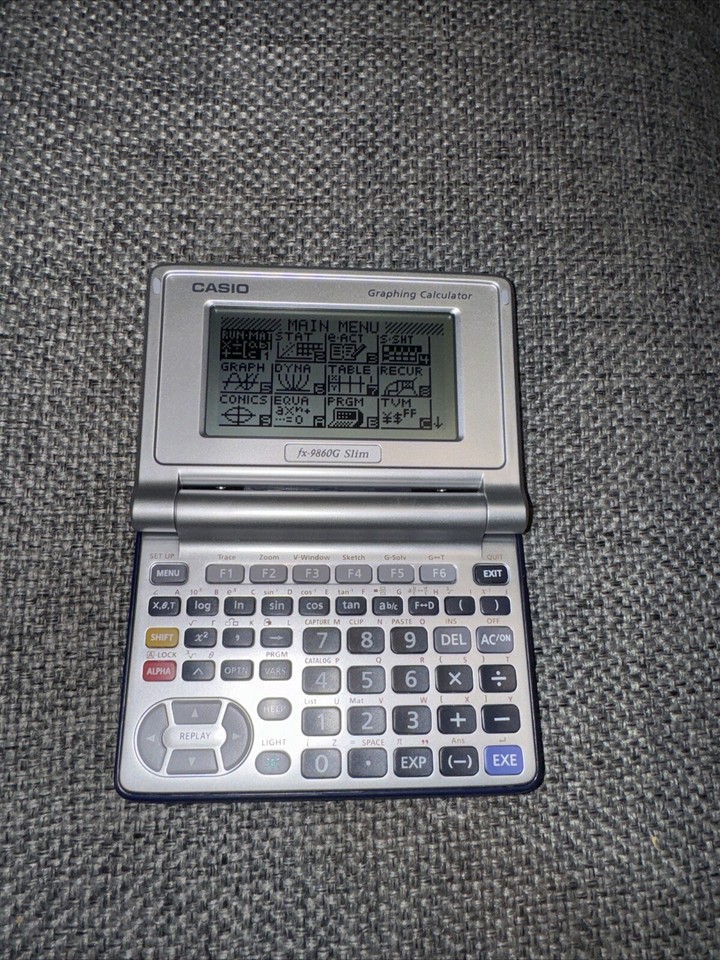 Casio FX-9860G Slim Graphing Calculator - Compact Size (Very good ...