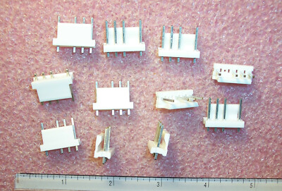 QTY (100) 5 POSITION W/O #2 PIN VERTICAL FRICTION LOCK HEADERS 3.96mm ...